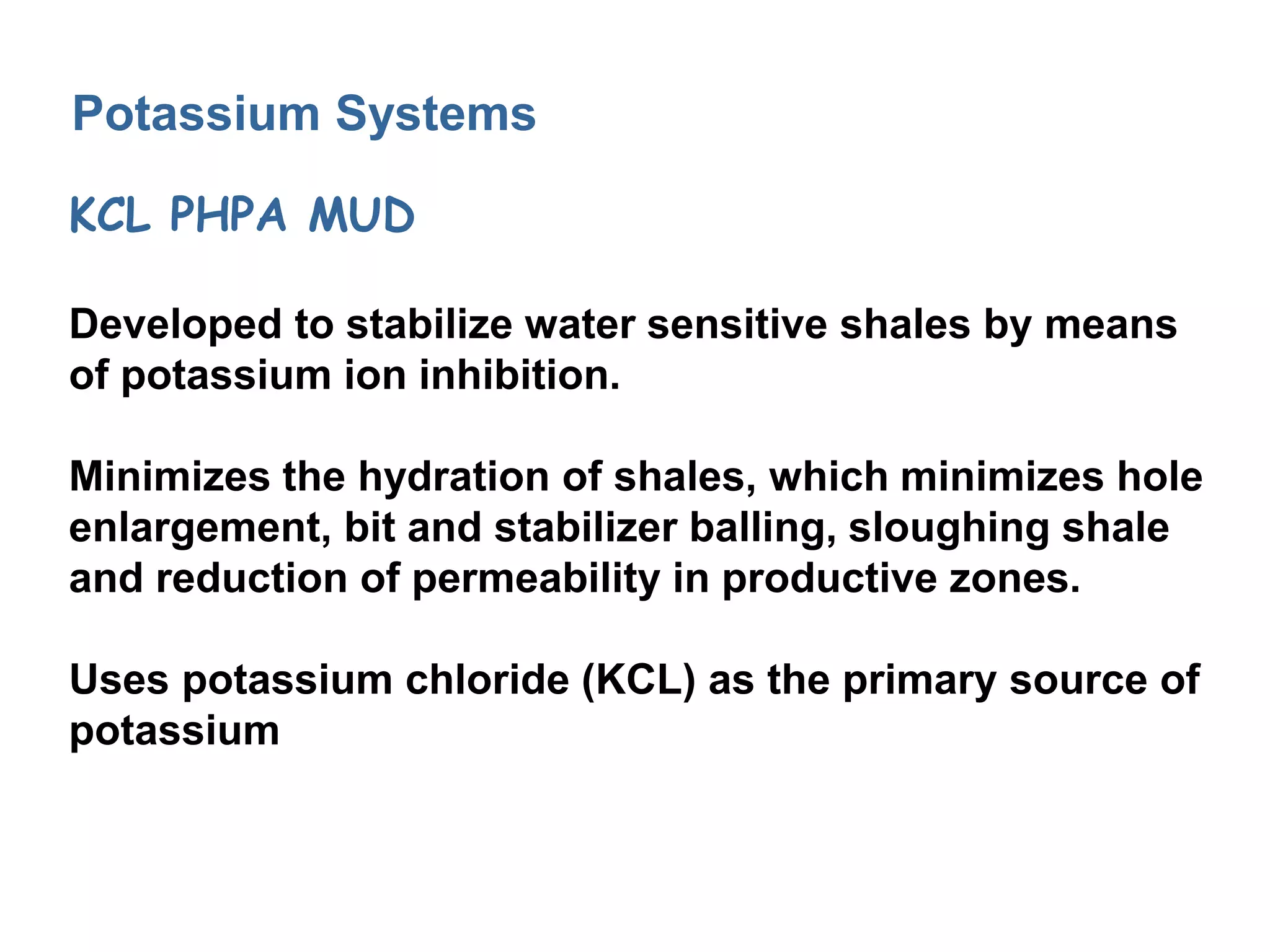 Water Base Muds | PPT