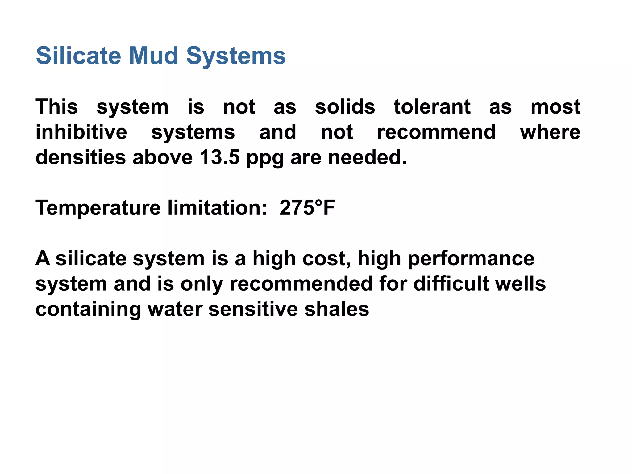 Water Base Muds | PPT | Chemistry | Science