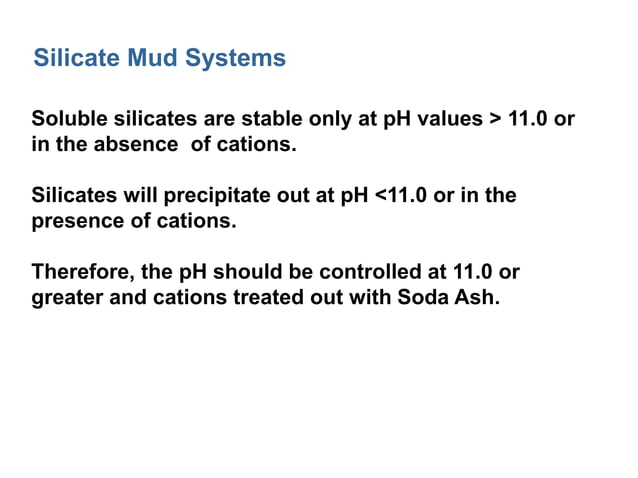 Water Base Muds | PPT | Chemistry | Science