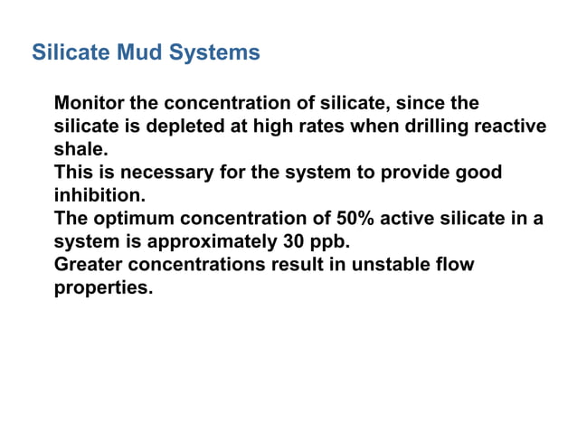Water Base Muds | PPT | Chemistry | Science