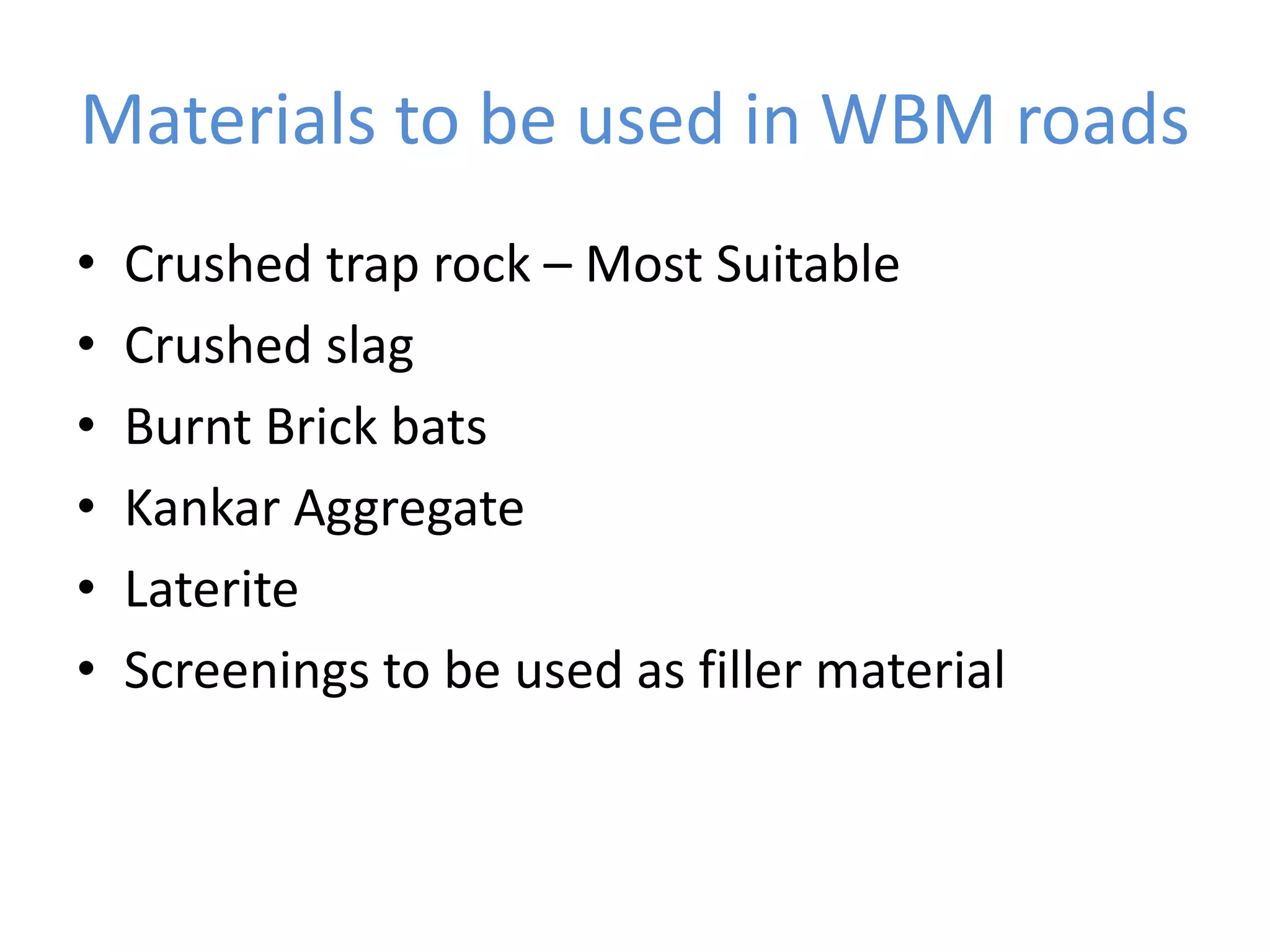 4. wbm roads 10 sep | PPTX