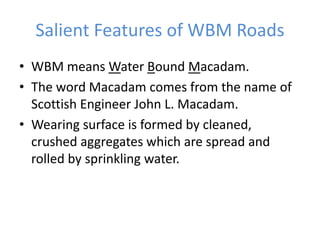 4. wbm roads 10 sep | PPTX