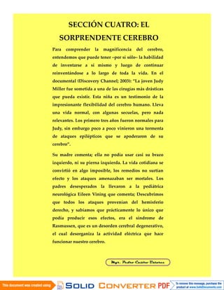 4. sección 4: EL SORPRENDENTE CEREBRO | PDF