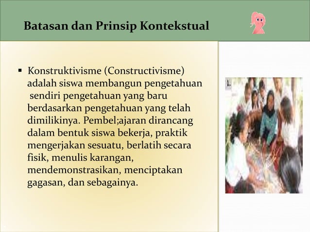 4. pendekatan kontekstual dalam pembelajaran bhs indo. | PPT
