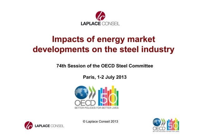 Impacts of energy developments on the steel industry by Marcel Genet ...