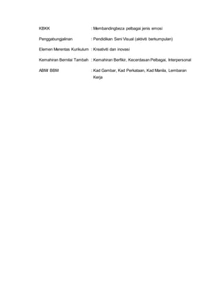 RPH Pendidikan Kesihatan Tahun 2 | DOCX