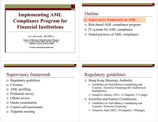 4. op risk and aml | PPT
