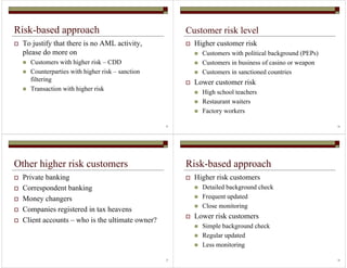 4. op risk and aml | PDF