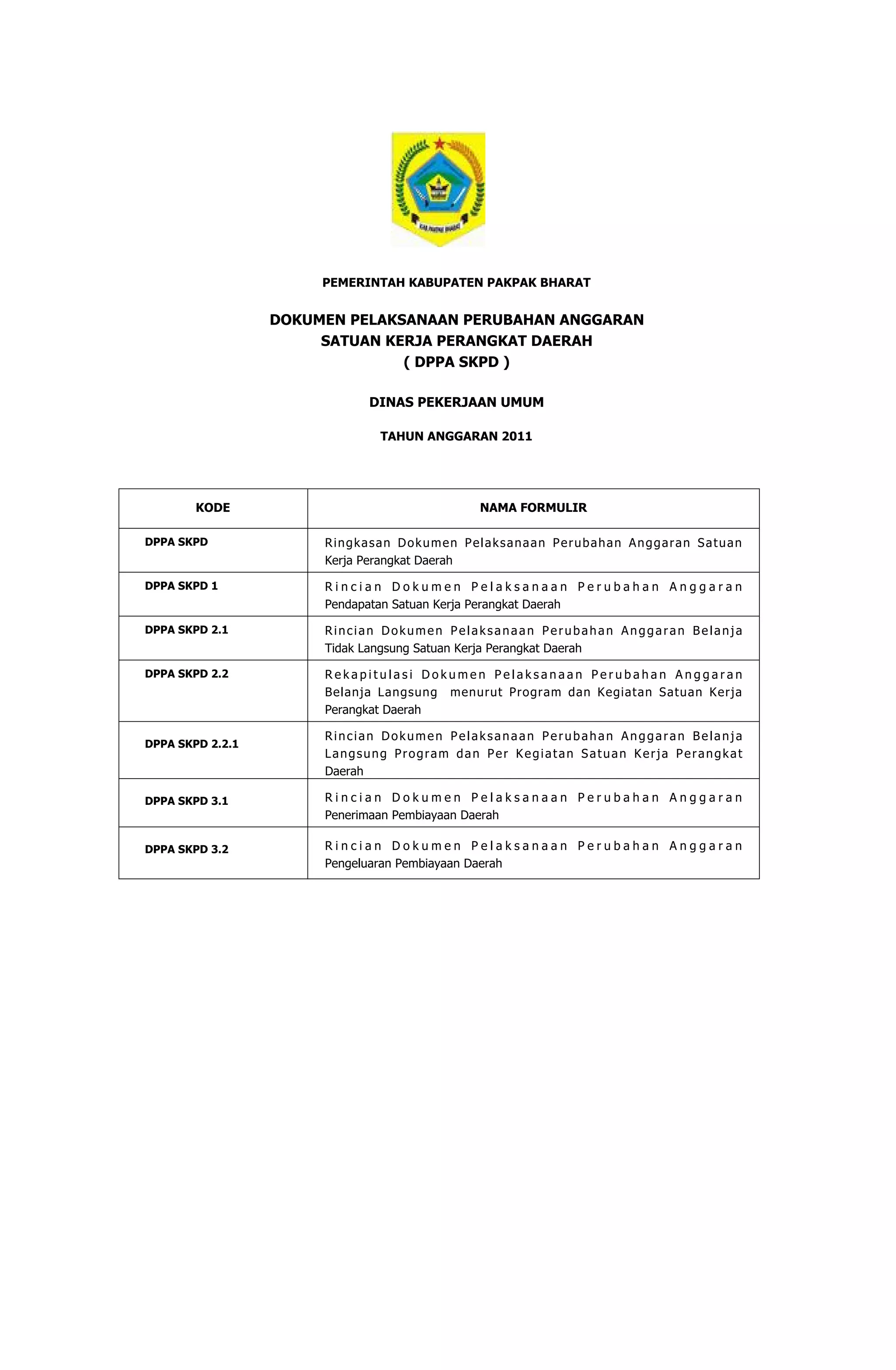 4. Dinas pekerjaan umum | PDF