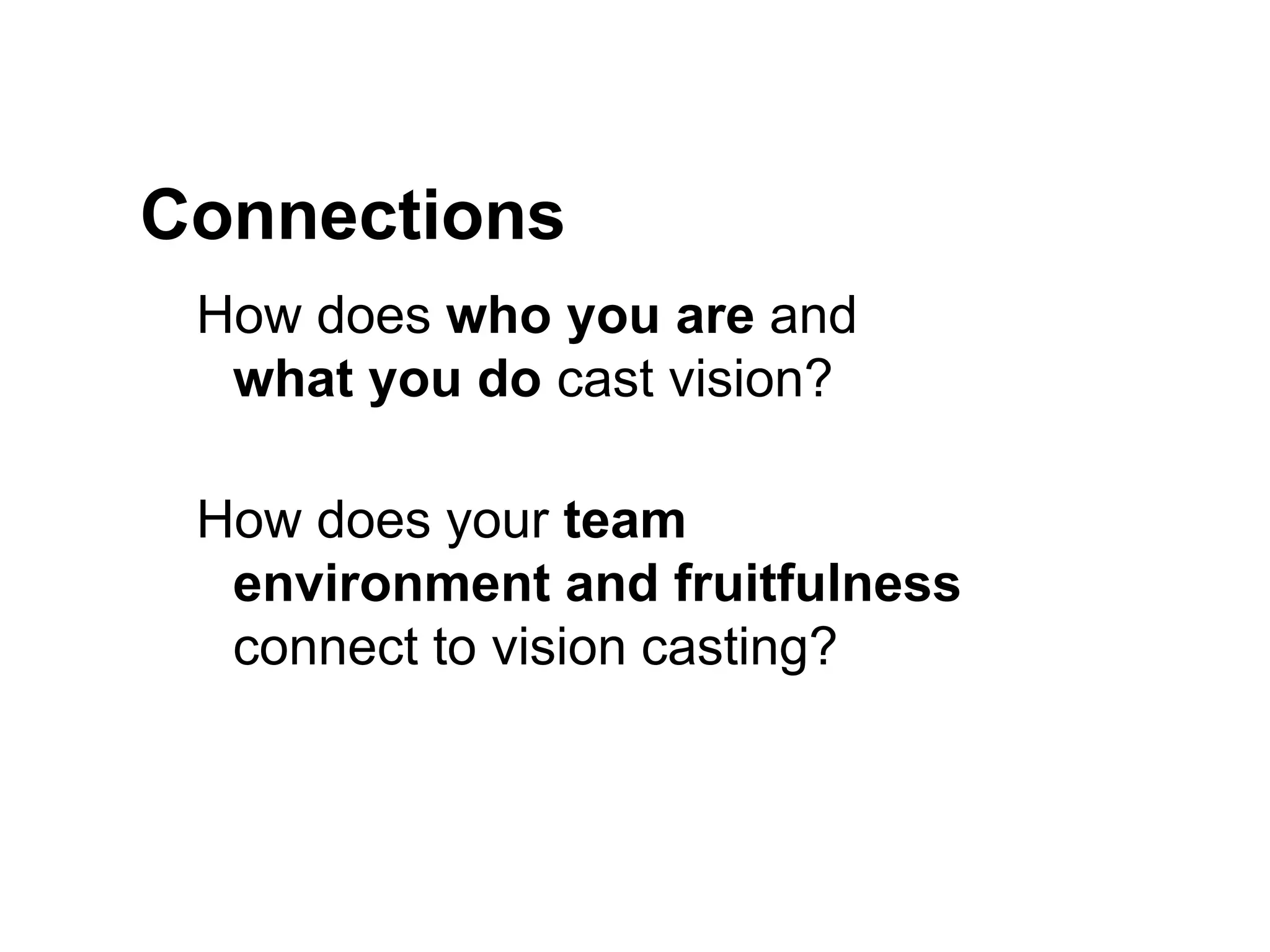 Vision Casting | PPTX