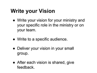 Vision Casting | PPTX