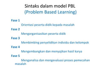 4.sintak model | PPT