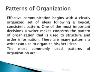 Patterns Of Discourse