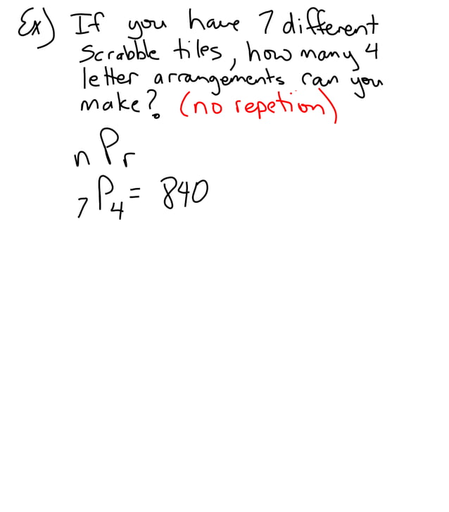 4.3 permutations when all objects are distinguishable | PDF