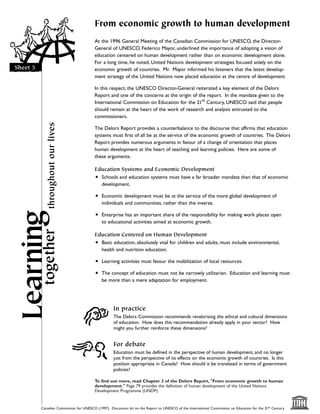 learning together; throughout our lives unesco | PDF