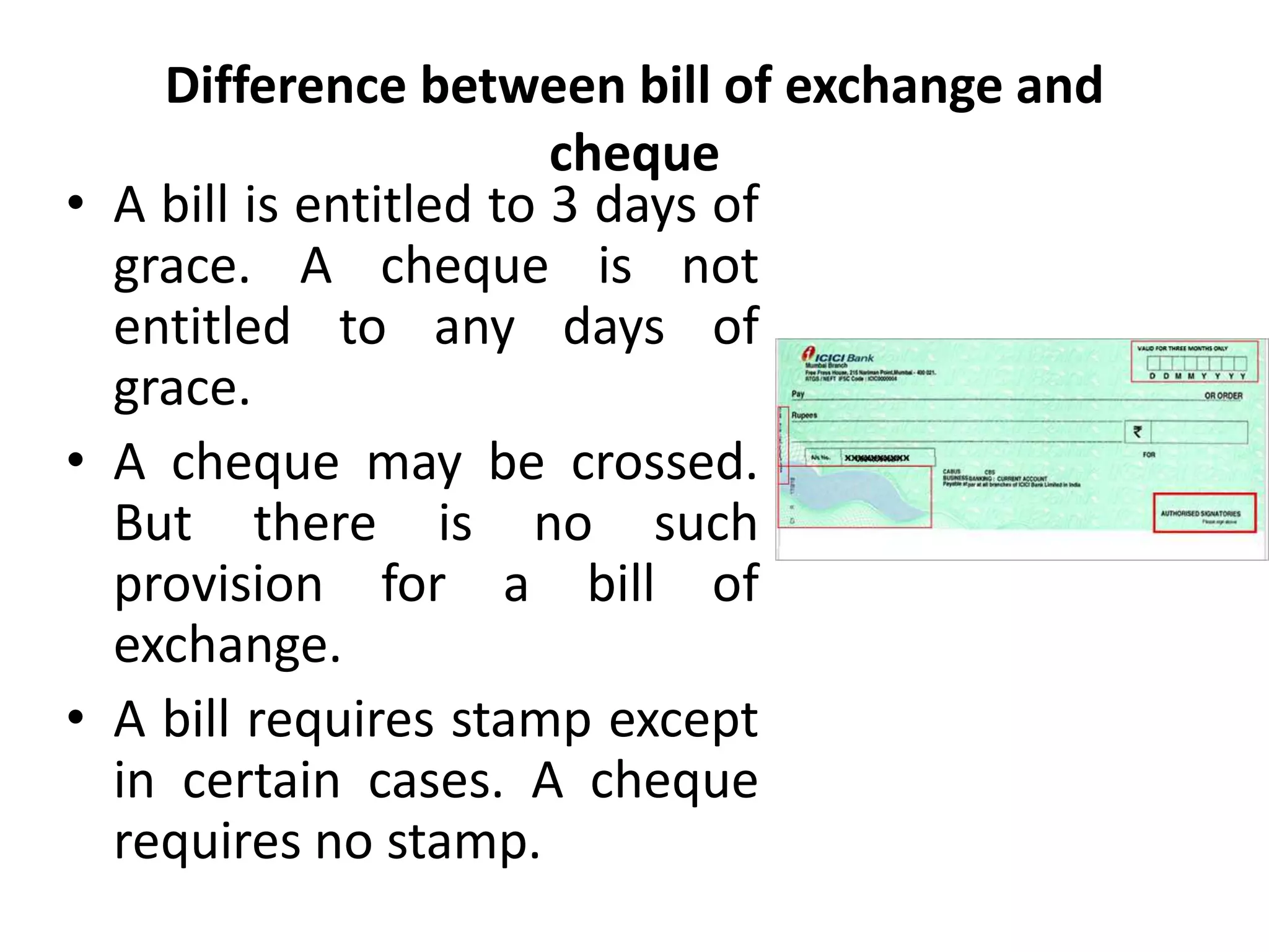 Cheques - Legal Environment of Business - Business Law - Manu Melwin ...