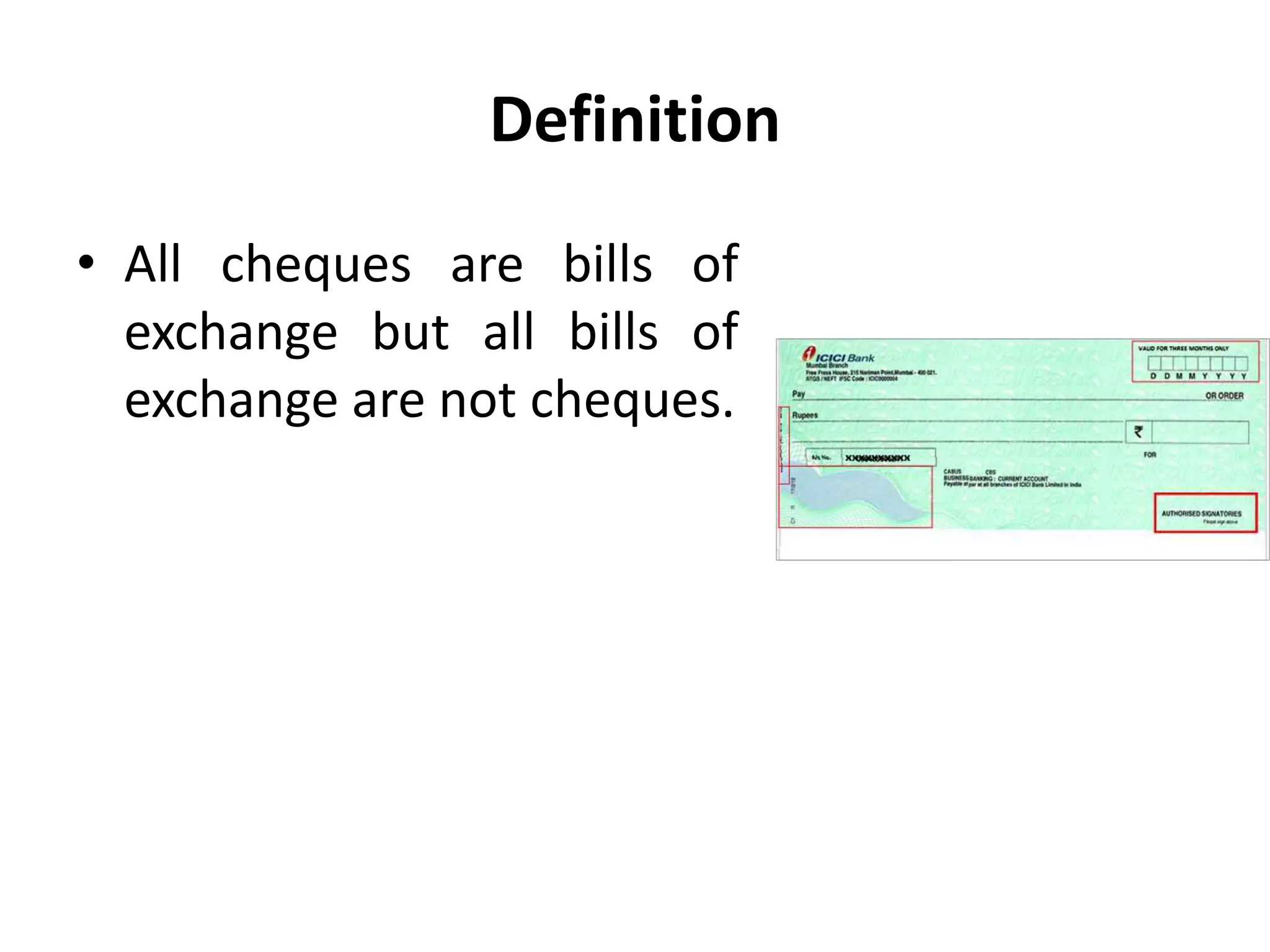 Cheques - Legal Environment of Business - Business Law - Manu Melwin ...