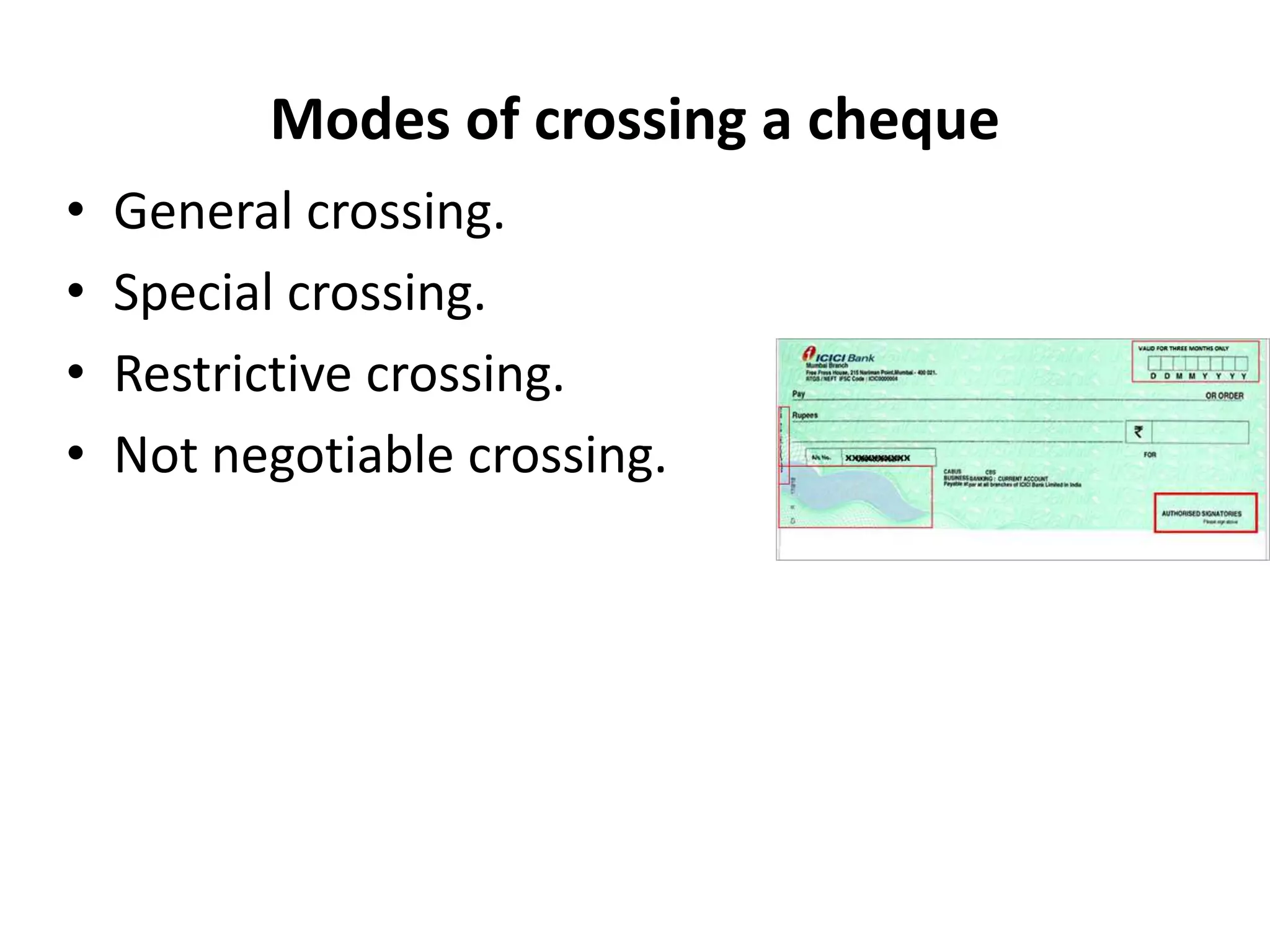 Cheques - Legal Environment of Business - Business Law - Manu Melwin ...
