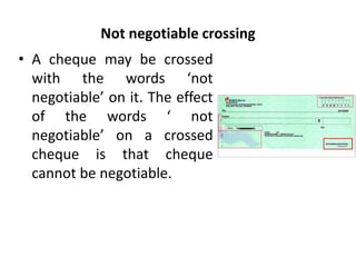 Cheques - Legal Environment of Business - Business Law - Manu Melwin ...