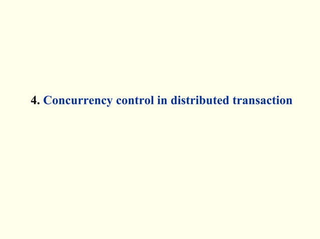 4. concurrency control | PPT | Databases | Computer Software and Applications
