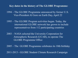 Tóth Piroska: The use of the GLOBE programme in education | PPTX ...