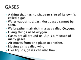 Things That Are Gases