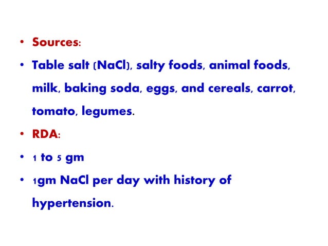 SODIUM METABOLISM | PPTX
