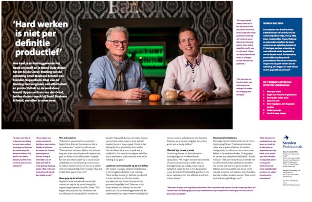 ‘Hard werken is niet per definitie productief ’ | PPT