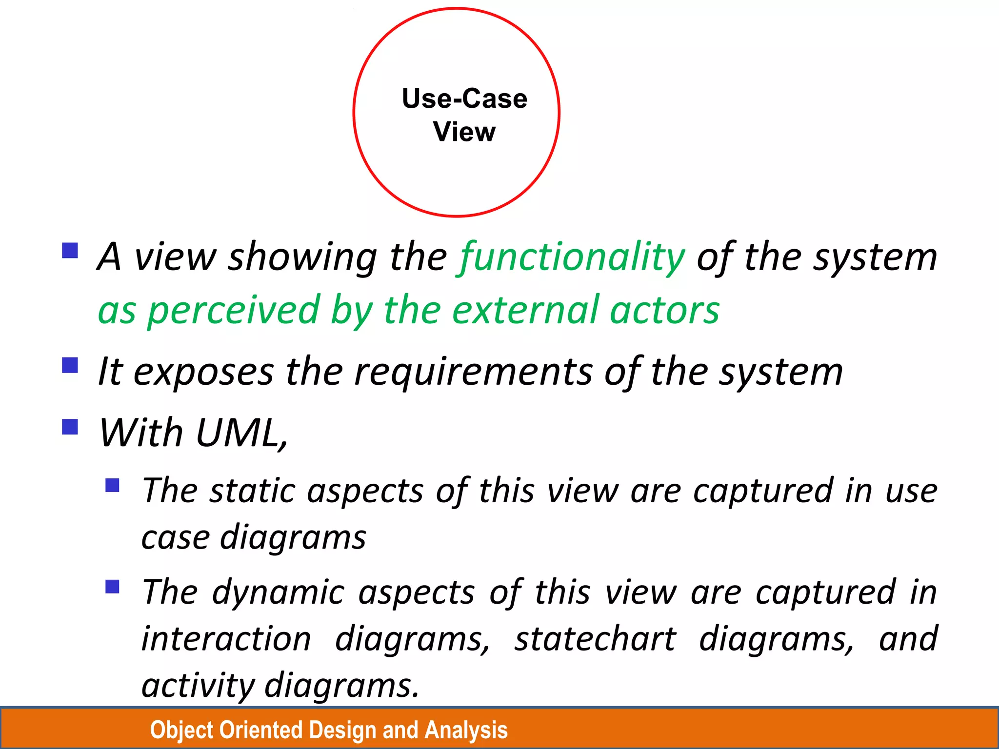UML Architecture and Views | PPT