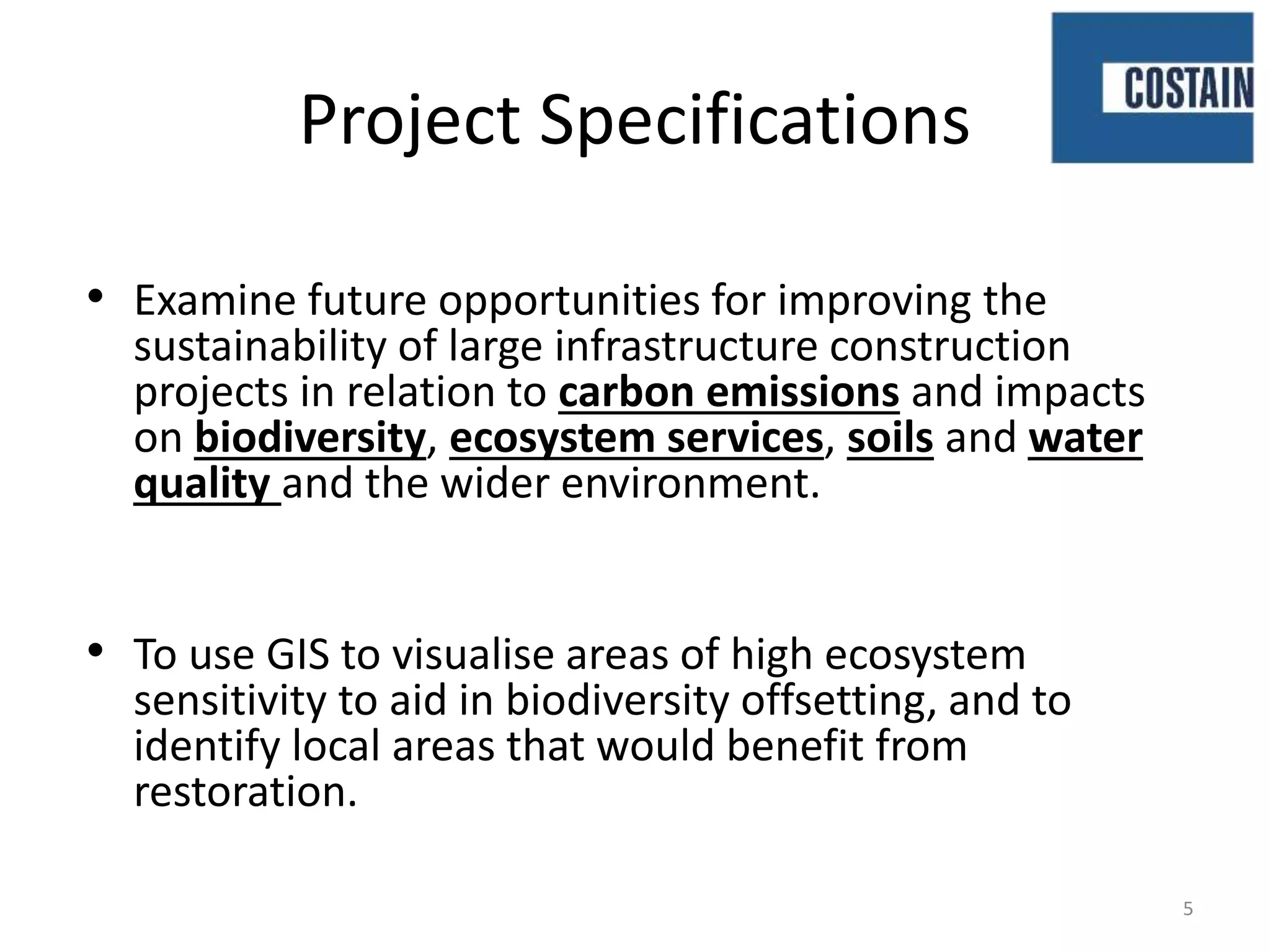 Katie McCausland costain | PPTX | Environmental Services Industry | Industries