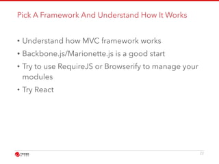 What is the next step for a front end beginner | PPT