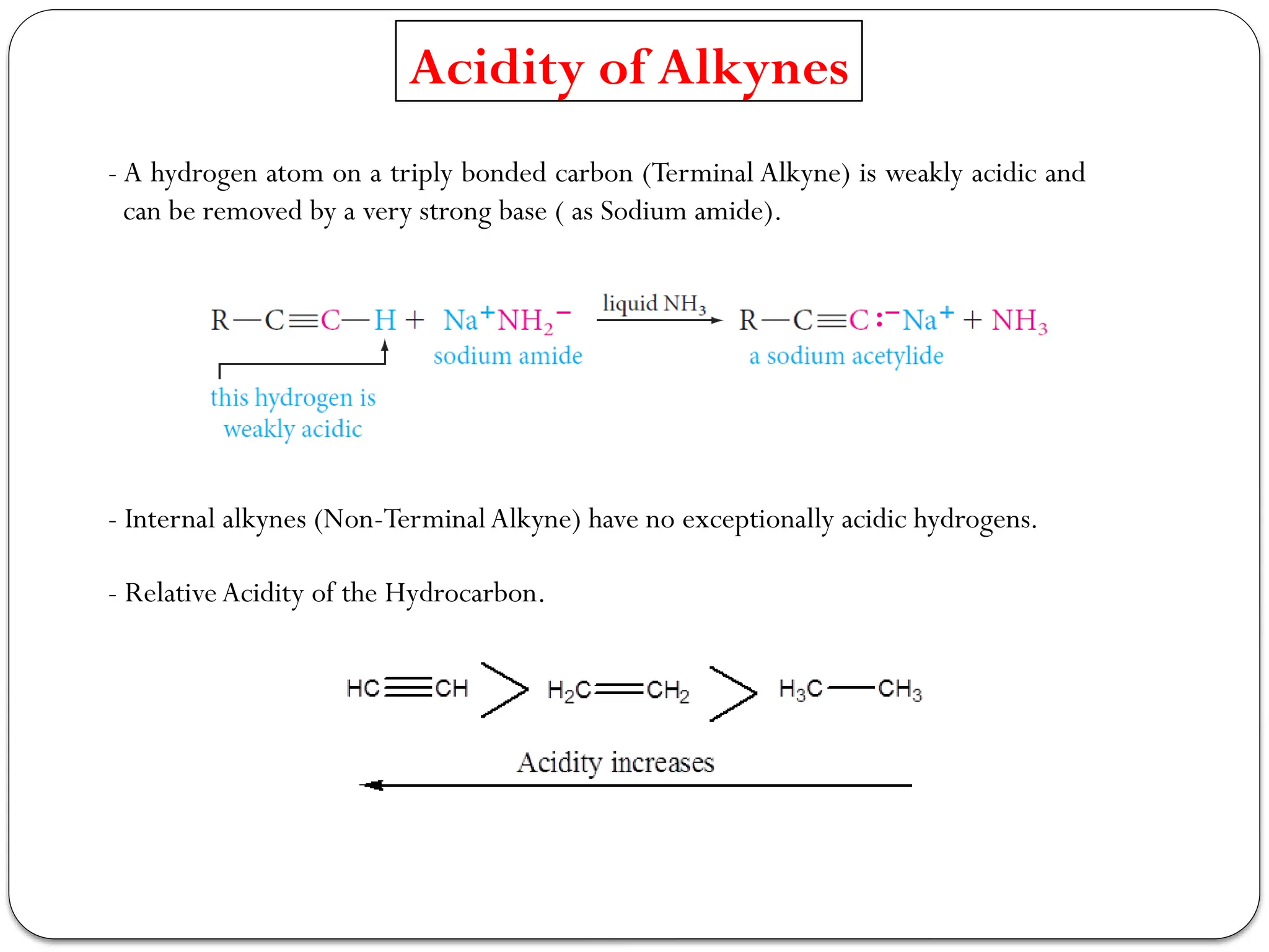 Chemistry of Alkynes Chemistry of Alkynes Chemistry of Alkynes ...