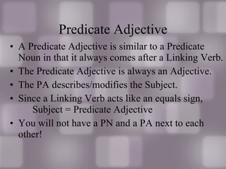 pred nom & pred adj | PPT