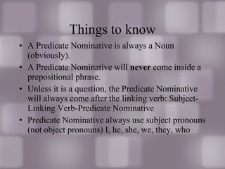 pred nom & pred adj | PPT