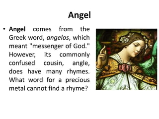 Five english words without a rhyme - Manu Melwin Joy | PPT