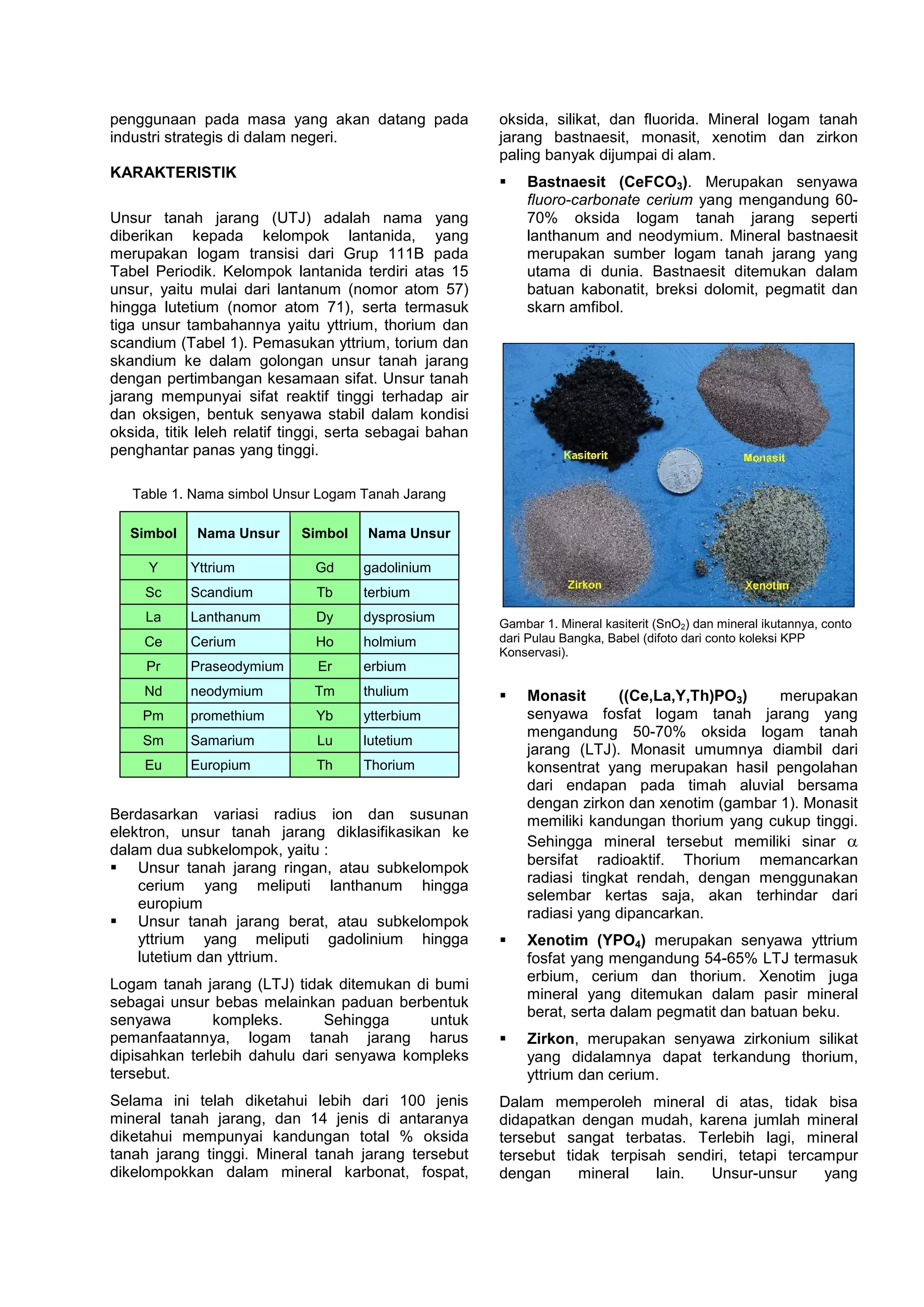 4. makalah unsur tanah jarang final | PDF