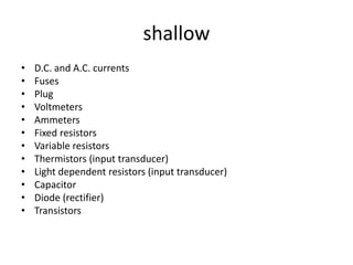 4.3.c form 4 circuit components | PPT