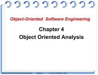 OO Analysis Chapter on Entity, Boundary, Control Objects | PPT