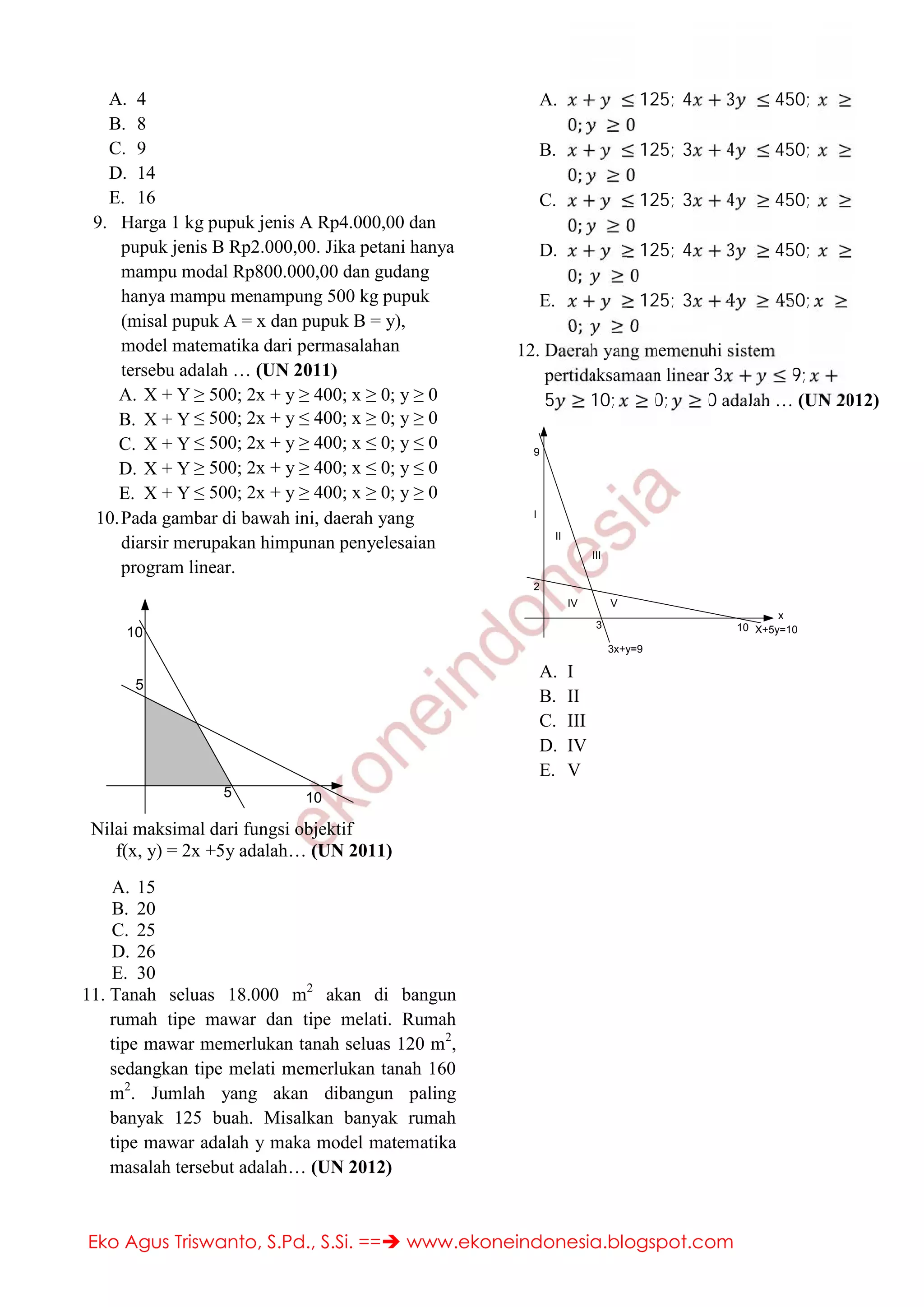 4. program linear | PDF