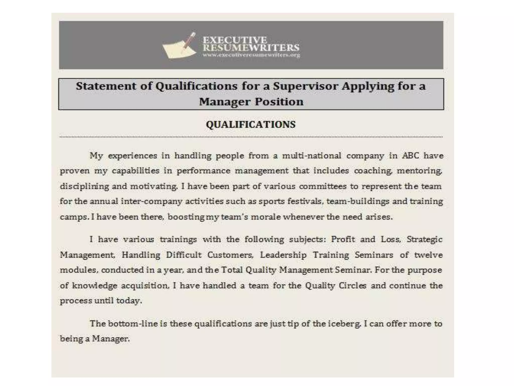 statement of-qualifications | PPTX