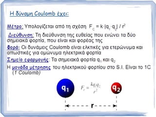 Στατικός Ηλεκτρισμός | PPT