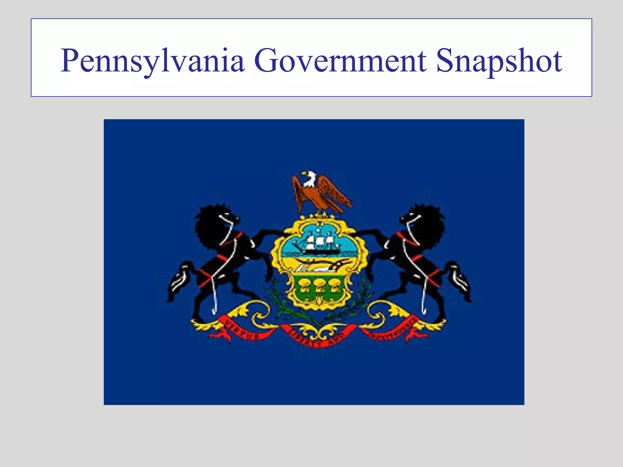 Pennsylvania Government Map | PPT