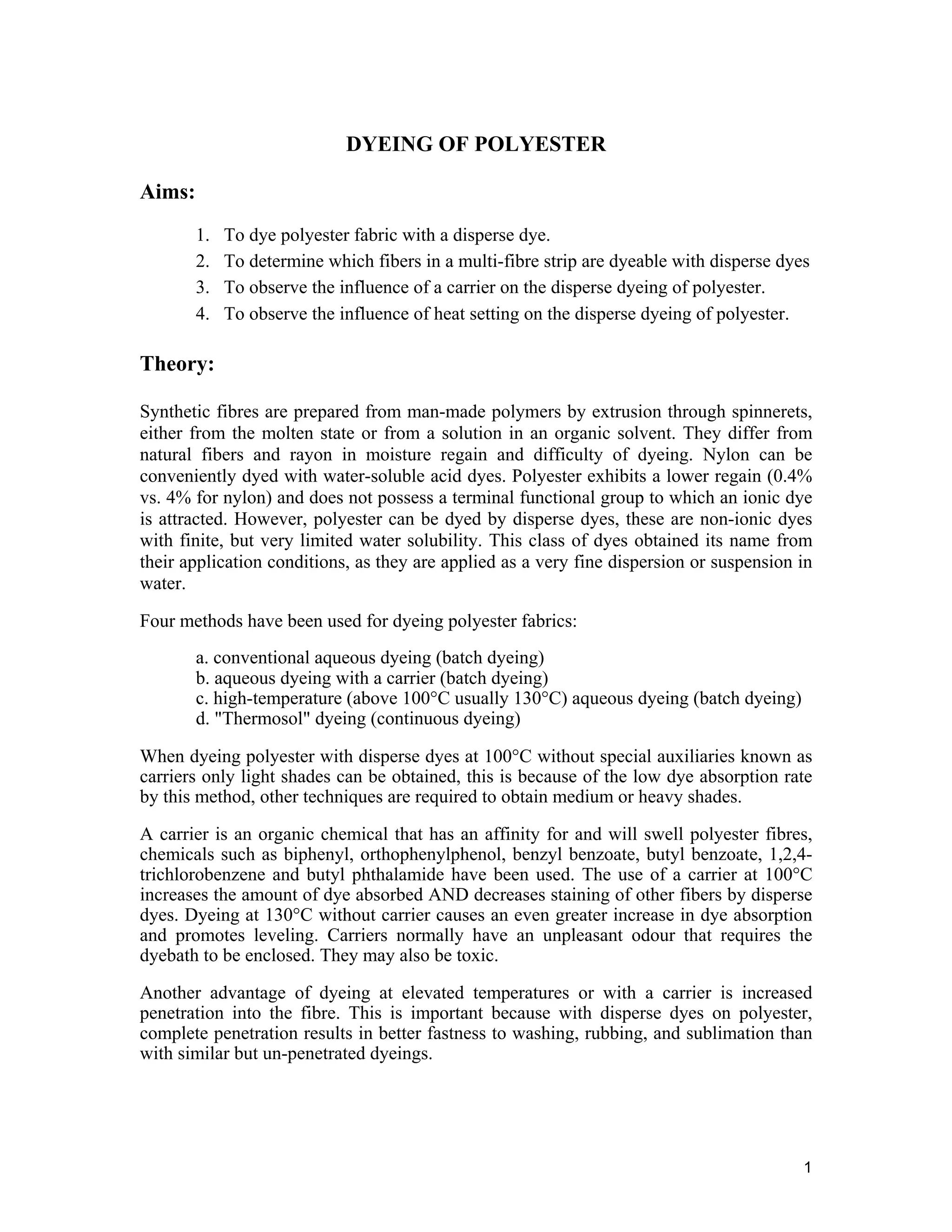 4.1.04 polyester dyeing | PDF