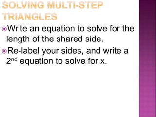 4.4 multi step trig problems | PPT