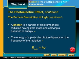 Chapter Four - Section 1 - Bohr Model | PPT