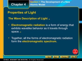 Chapter Four - Section 1 - Bohr Model | PPT