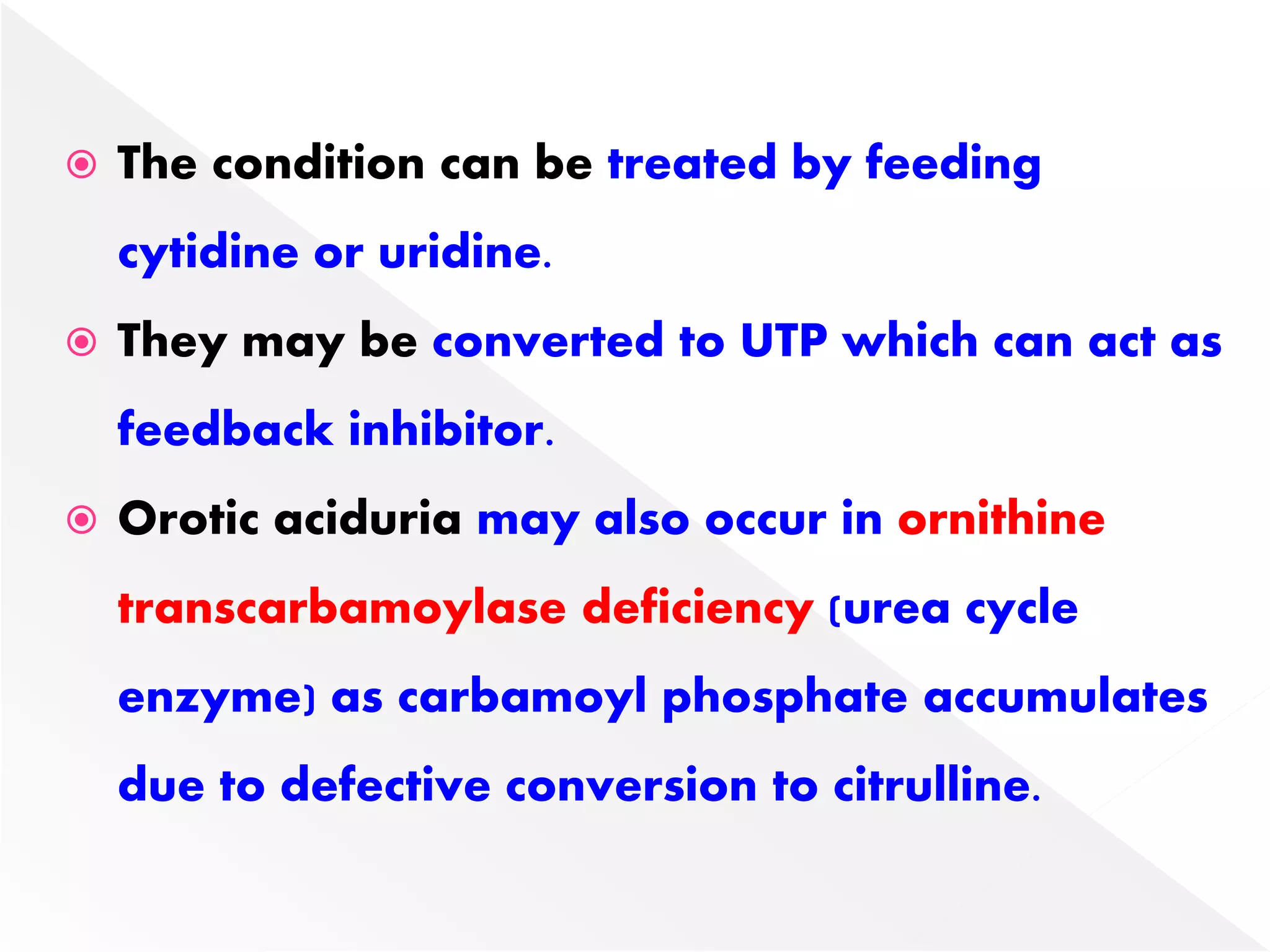 PYRIMIDINE DEGRADATION & DISORDERS | PPTX