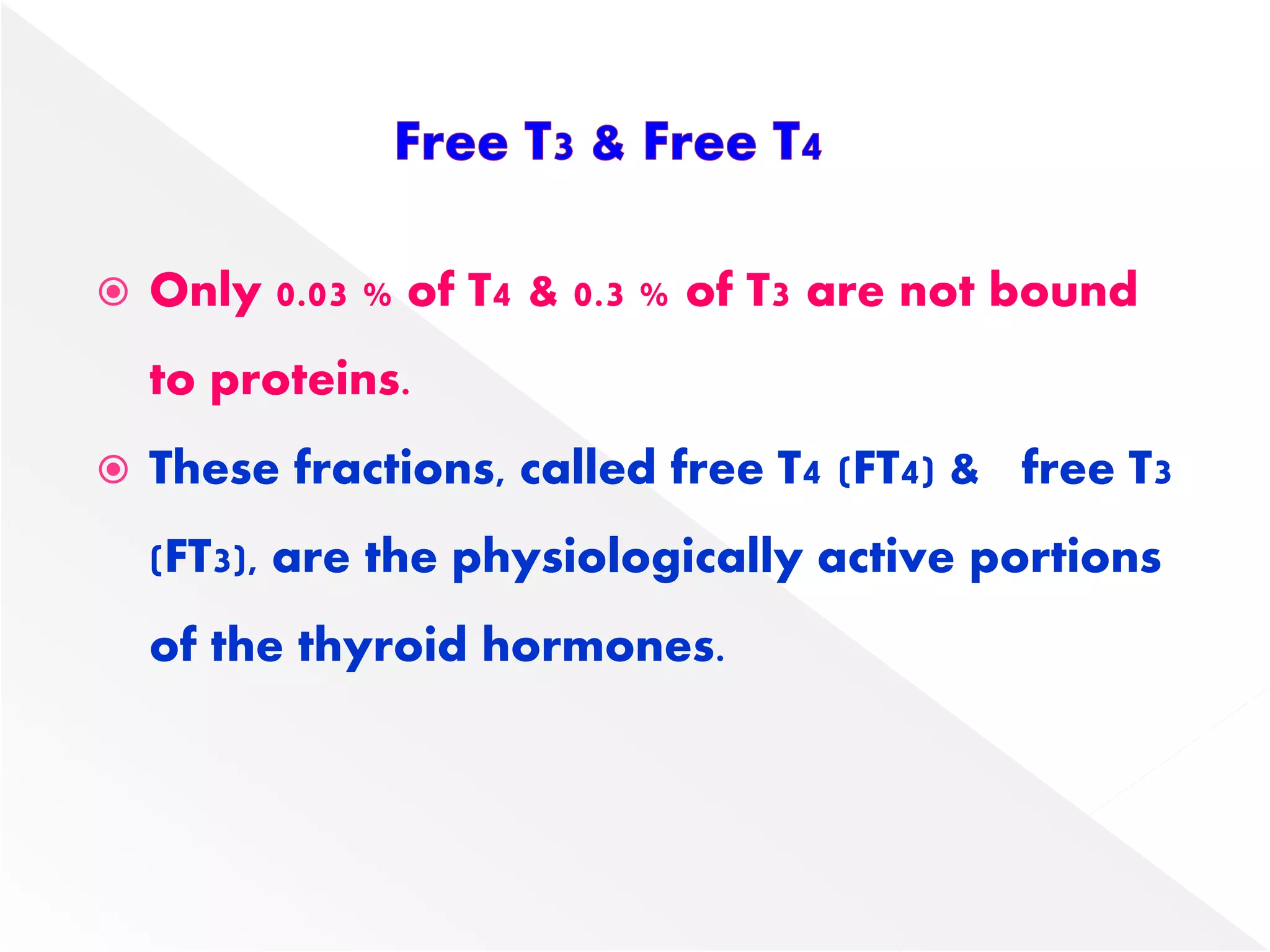 Thyroid Function Tests Tft Pptx Thyroid Disorders Endocrine And Metabolic Diseases