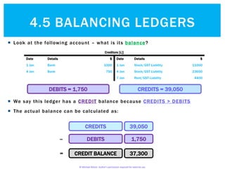 4.5 Balancing Ledgers | PPTX
