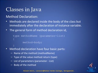 4. Classes and Methods | PPT | Programming Languages | Computing